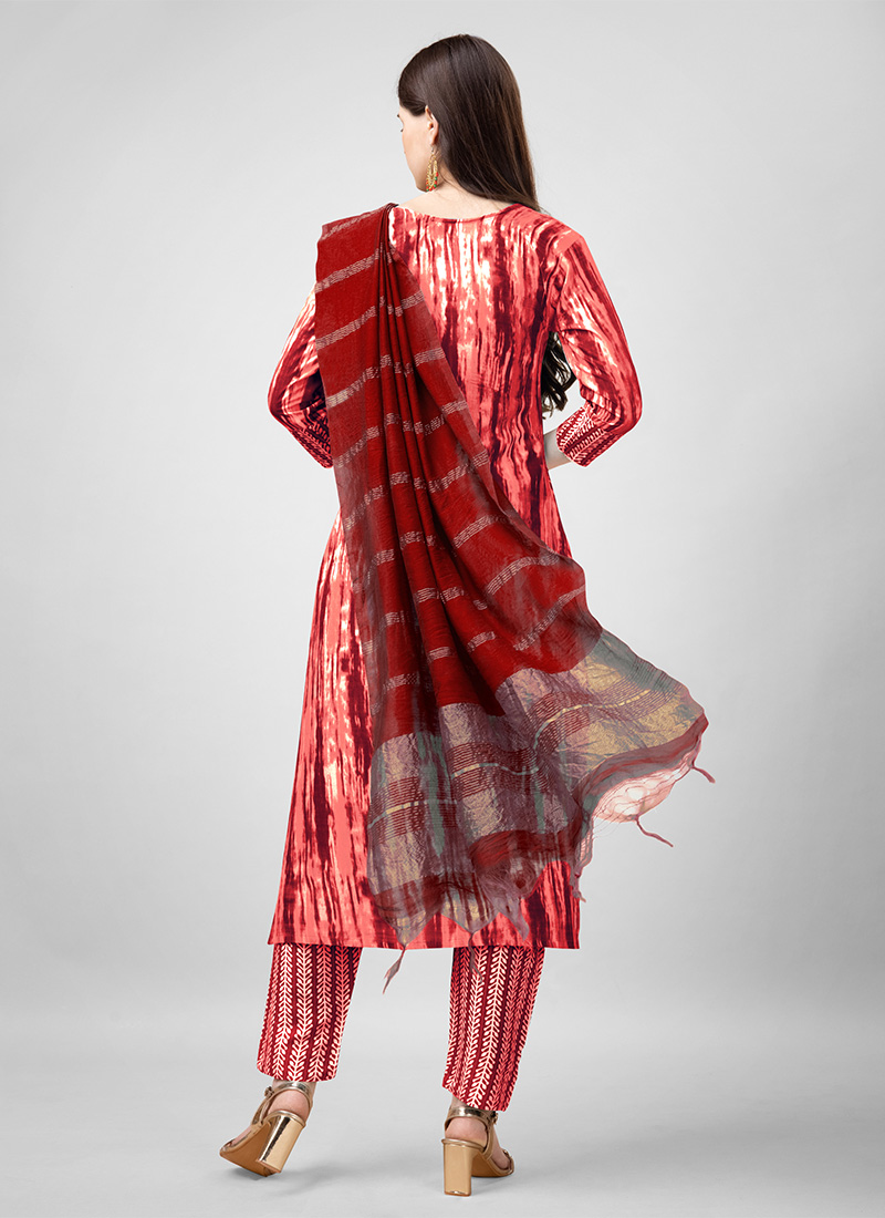 Red Salwar: Buy Red Salwar Kameez Designs Online Shopping