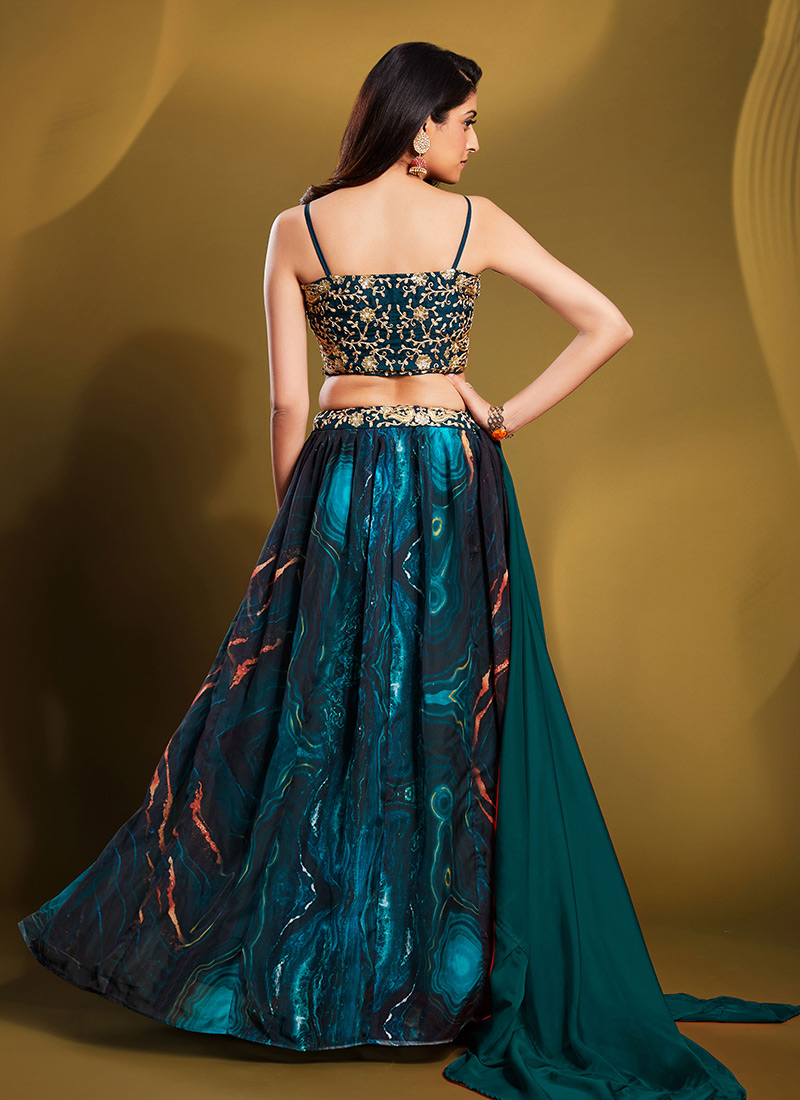 Buy Printed Lehengas Online For Women Stylish Collections