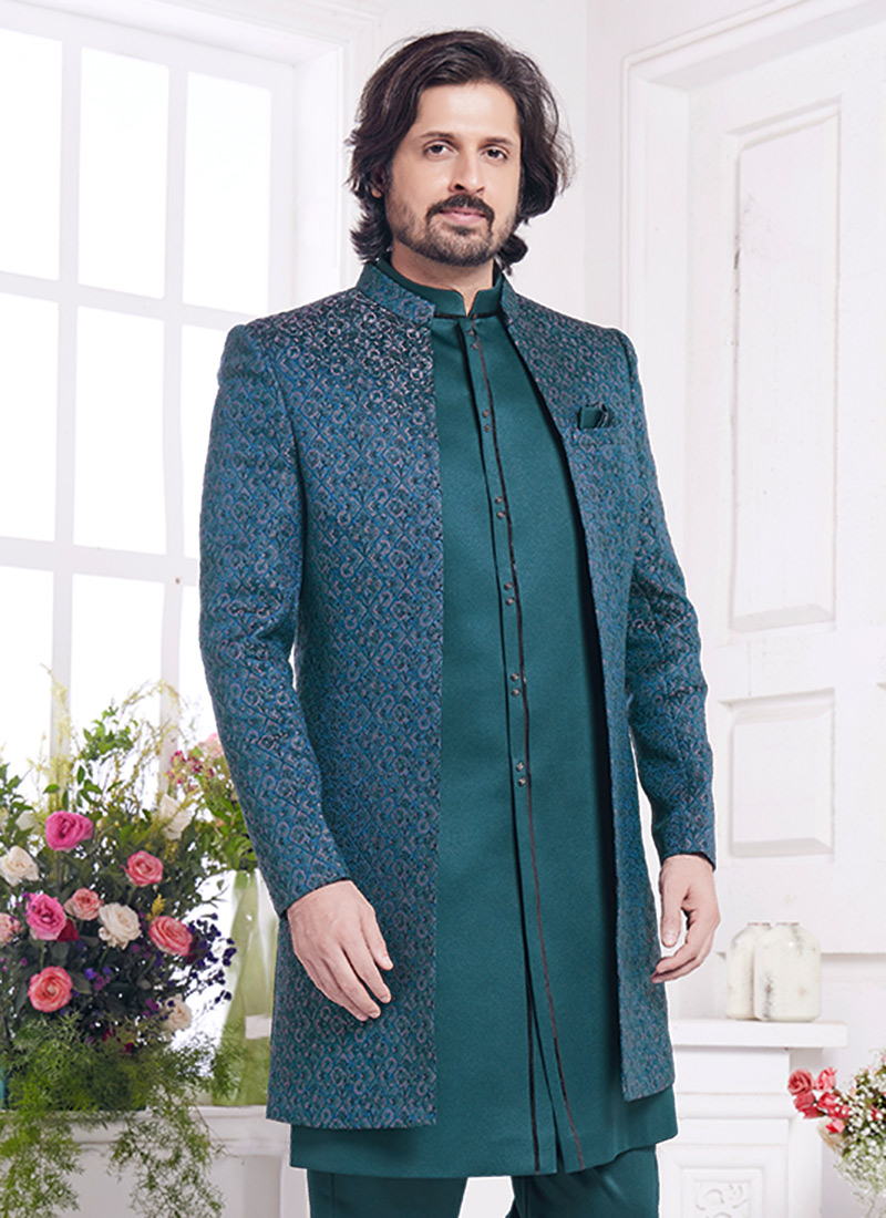 Buy Sherwani: Latest Designer Sherwani For Men Online In USA