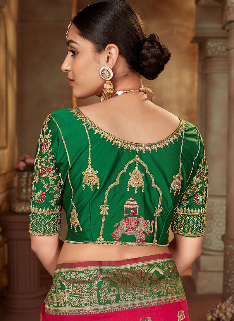 Latest Pink Sarees Designs For Women | Pink Wedding Sarees