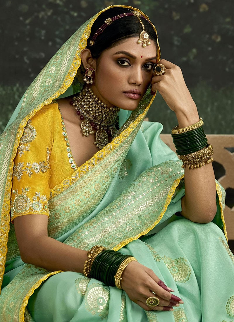 Latest Indian Wedding Sarees Online - Designer Wedding Sarees