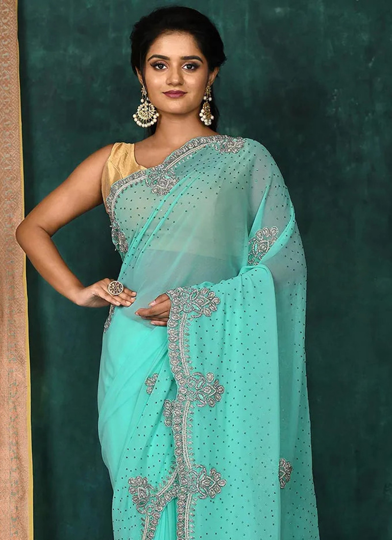 Shop Cut Work Sarees Online | Buy Online Cut Work Sarees