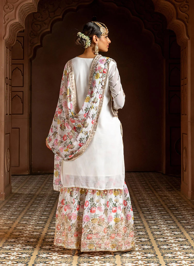 Latest Designer Sharara Suits Online Collection -Cbazaar