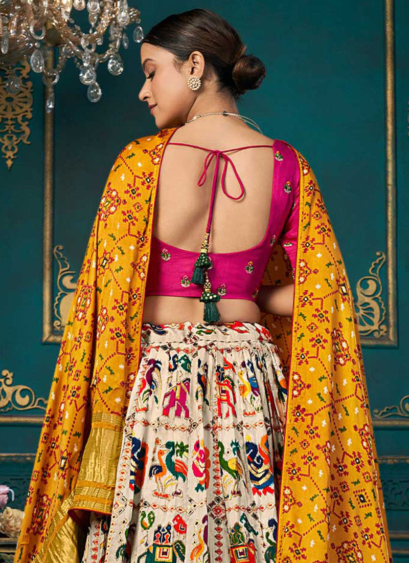 Hand Work Lehengas: Latest Hand Work Lehengas Online Collection