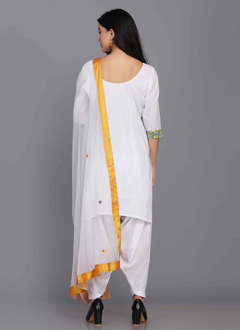 White Salwar Kameez: Latest White Salwar Kameez Designs Online