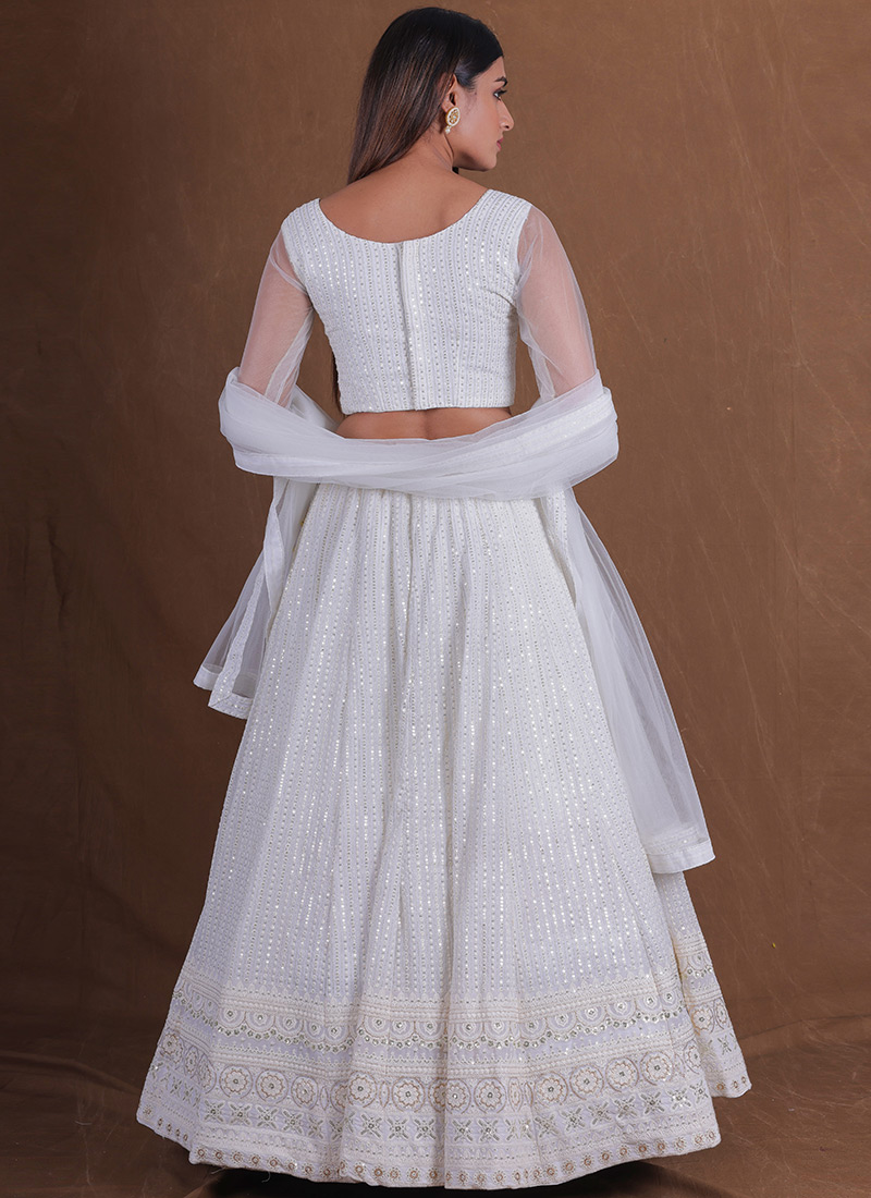 Buy Modern White Lehenga For Women Online Outfits