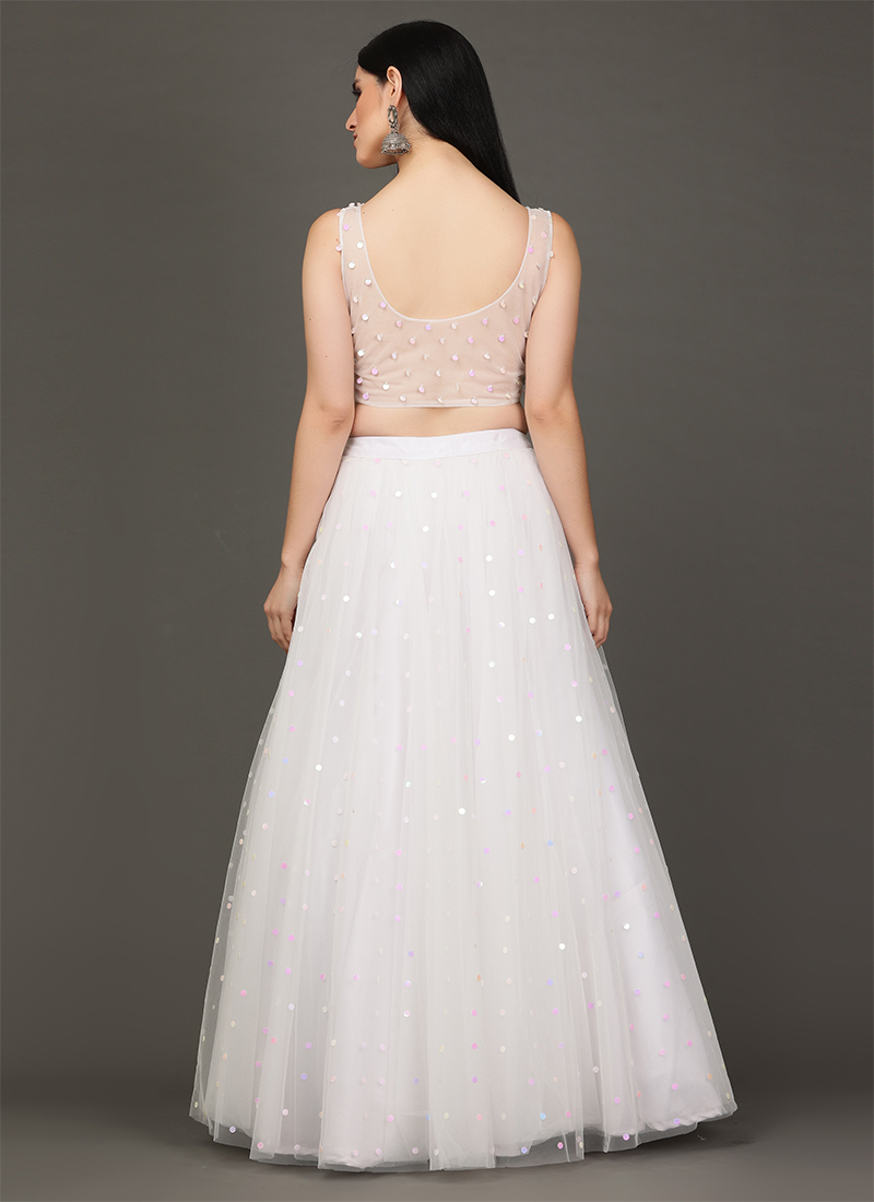 Buy Modern White Lehenga For Women Online Outfits