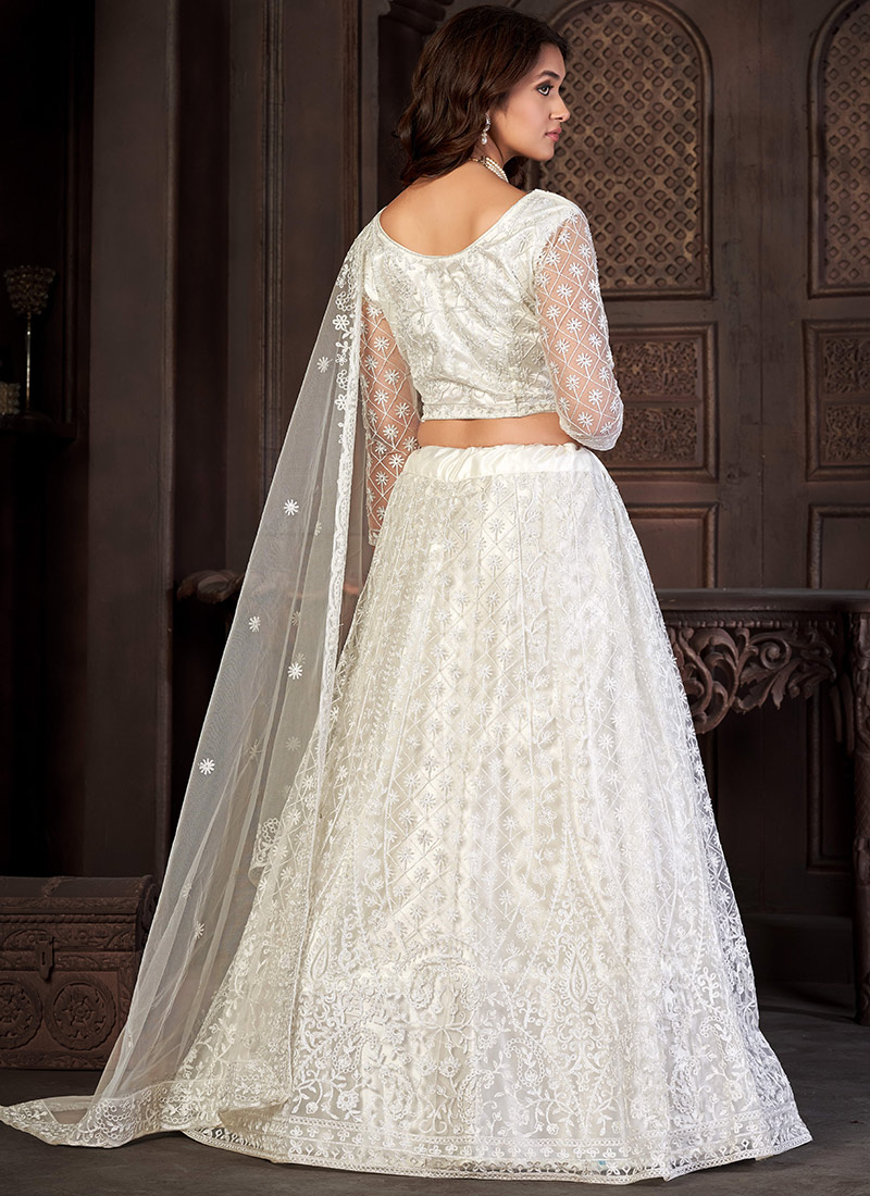 Buy Modern White Lehenga For Women Online Outfits