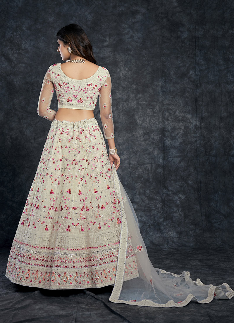 Buy Modern White Lehenga For Women Online Outfits