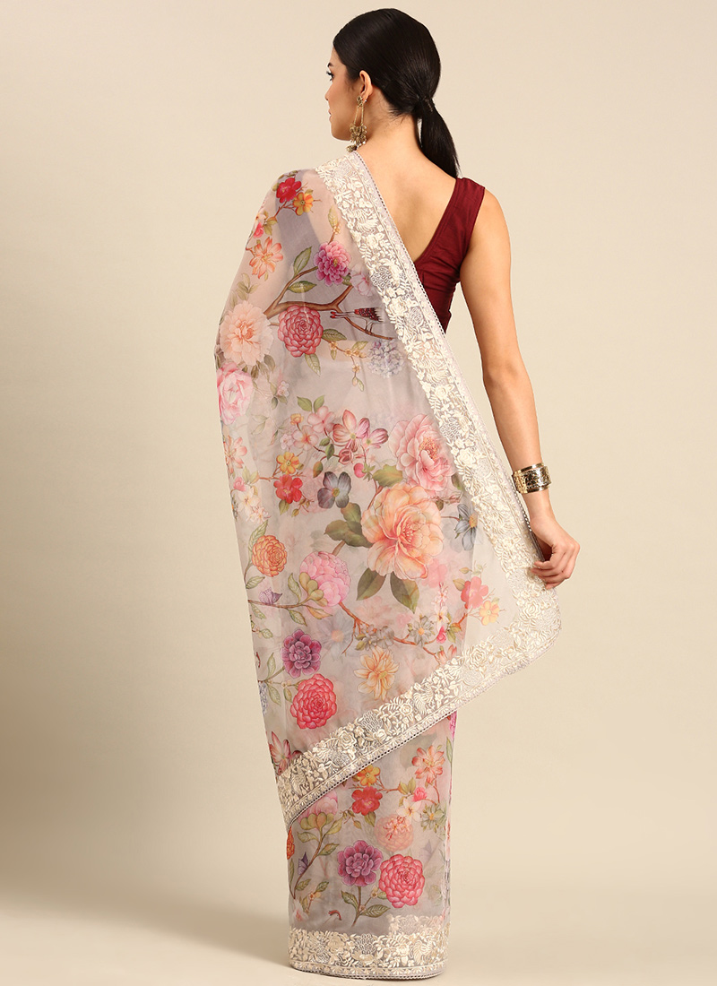 Buy Pure Chiffon Sarees | Get Pure Chiffon Sarees Online