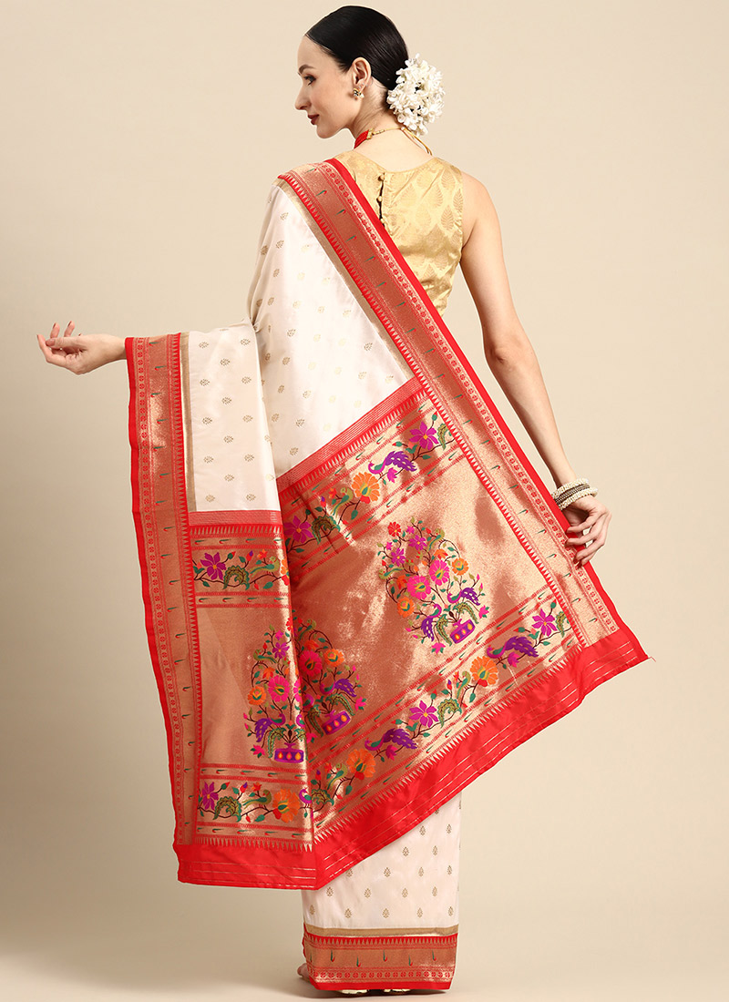 White Sarees: Buy Latest White Sarees Online Shopping