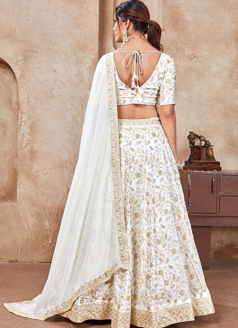 Buy Modern White Lehenga For Women Online Outfits