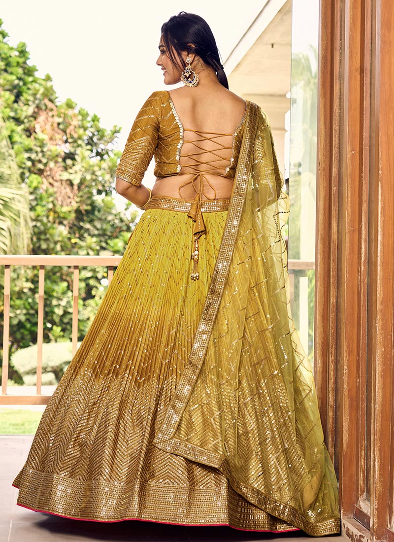 Stylish Yellow Lehengas For Women's Trendy Outfits Online