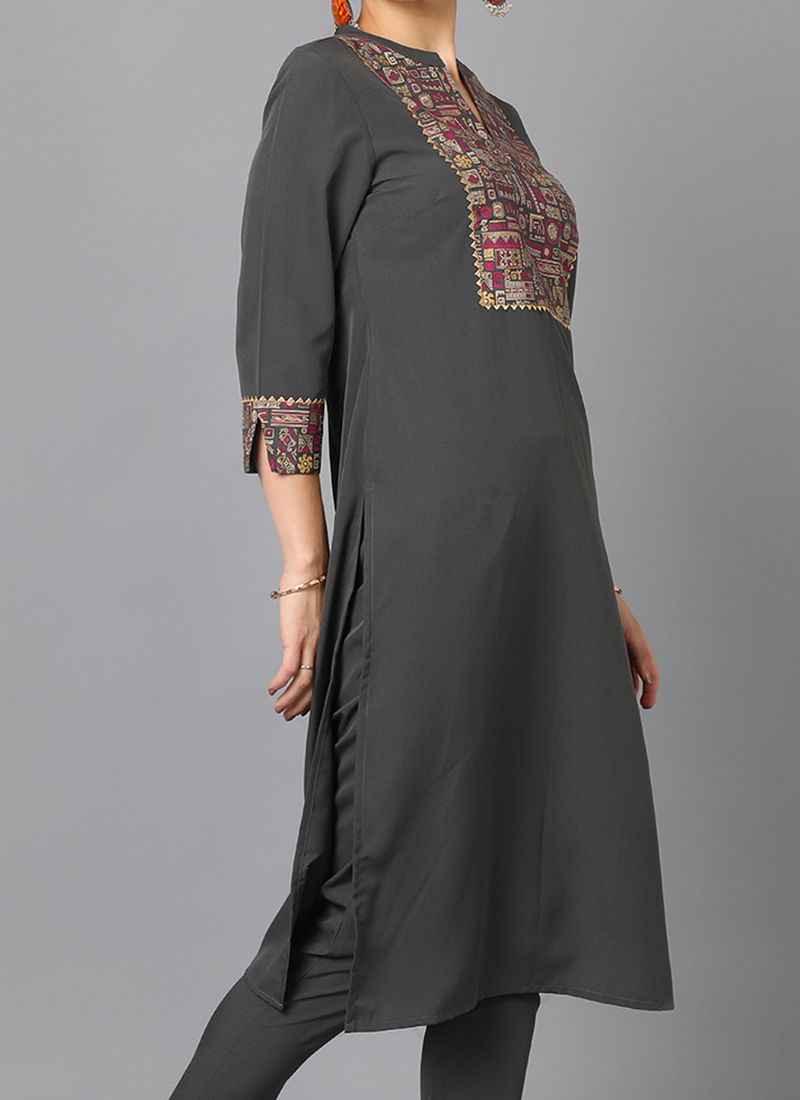 Buy Latest Grey Colour Kurta Sets Online