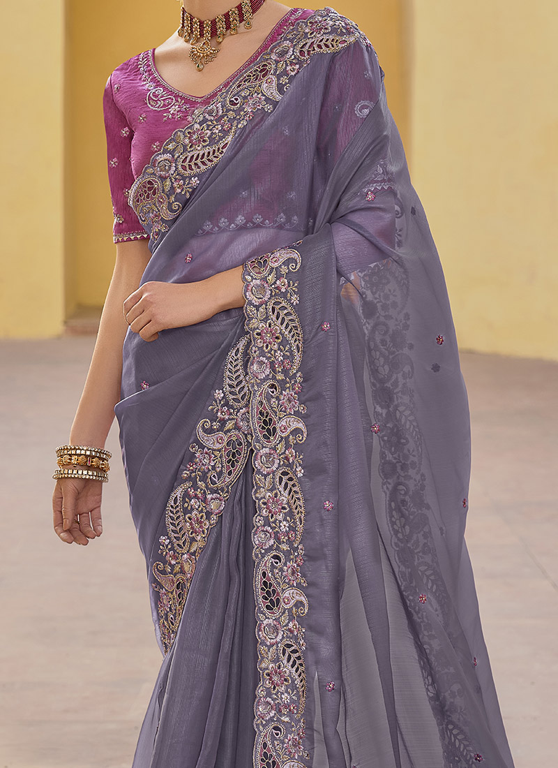 Shop Cut Work Sarees Online | Buy Online Cut Work Sarees