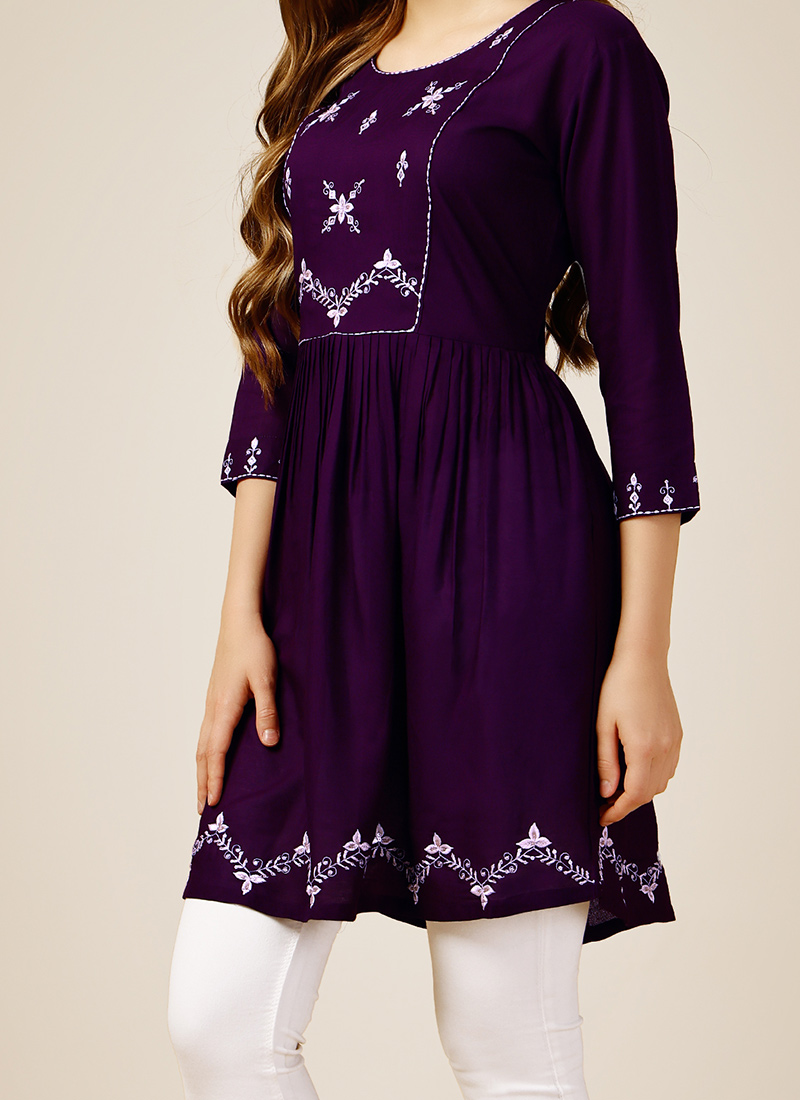 Buy Latest Style Short Kurtis For Girls And Women