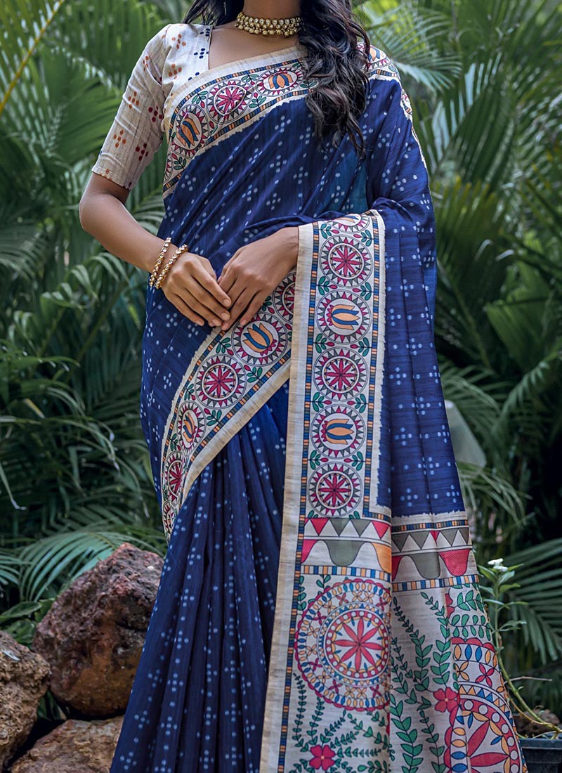 Buy Latest Blue Sarees Online Shopping At Cbazaar