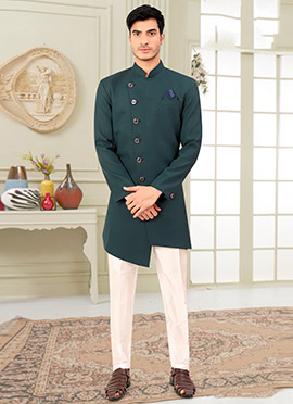 Buy Green Color Sherwanis | Online Green Colour Sherwanis | Designer ...
