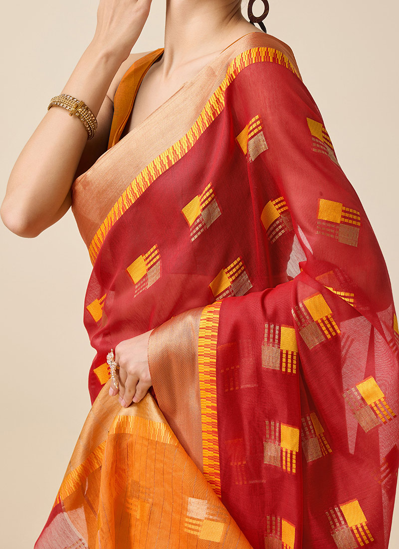 Casual Sarees: Casual Georgette Sarees Online Shopping