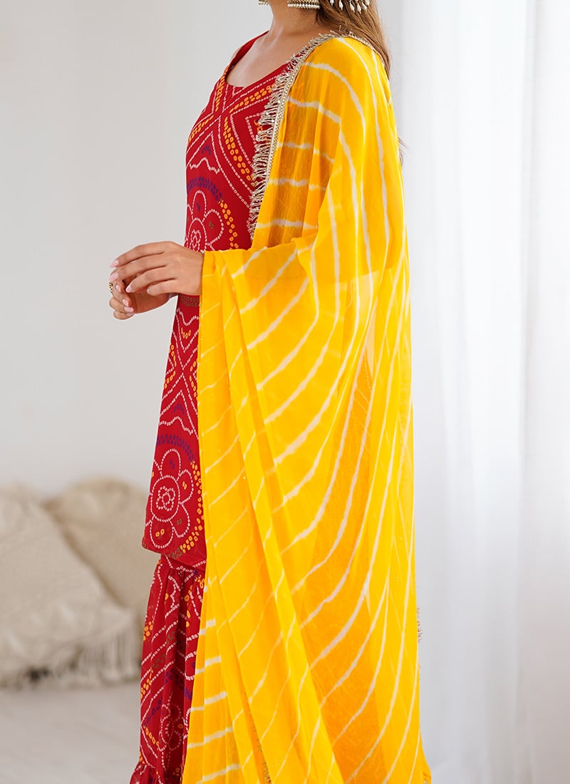 Buy Traditional Sharara Suit Online in India - Cbazaar
