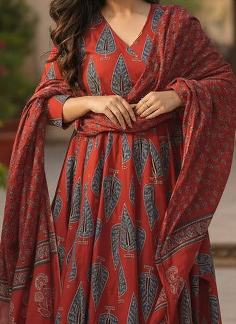 Red Salwar: Buy Red Salwar Kameez Designs Online Shopping