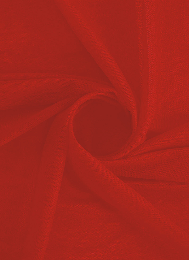 Shop Red Net Plain Fabric in UK - Cbazaar