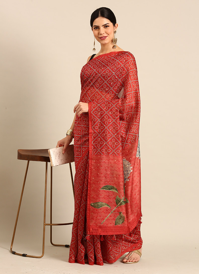 Buy Pure Chiffon Sarees | Get Pure Chiffon Sarees Online