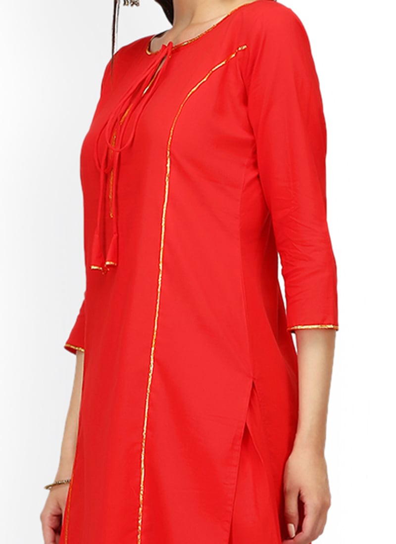 Buy Latest Red Kurta Sets Online at Cbazaar