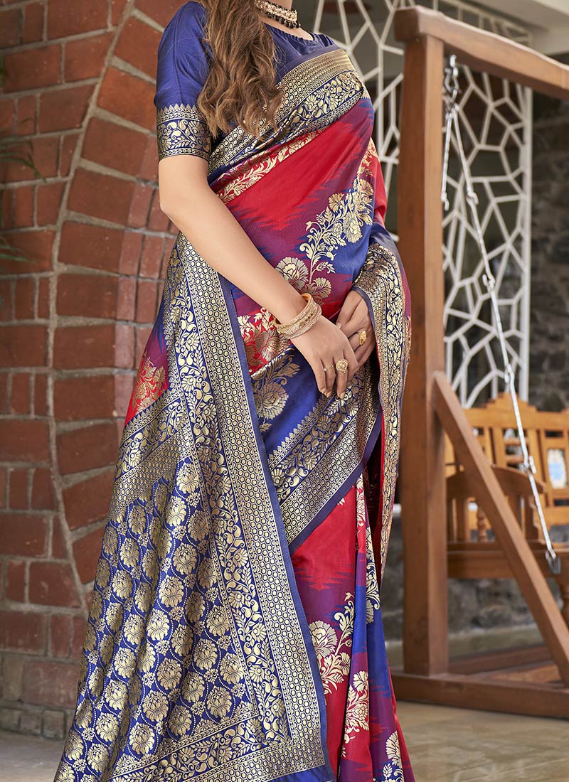 Buy Latest Red Sarees Designs Online Shopping