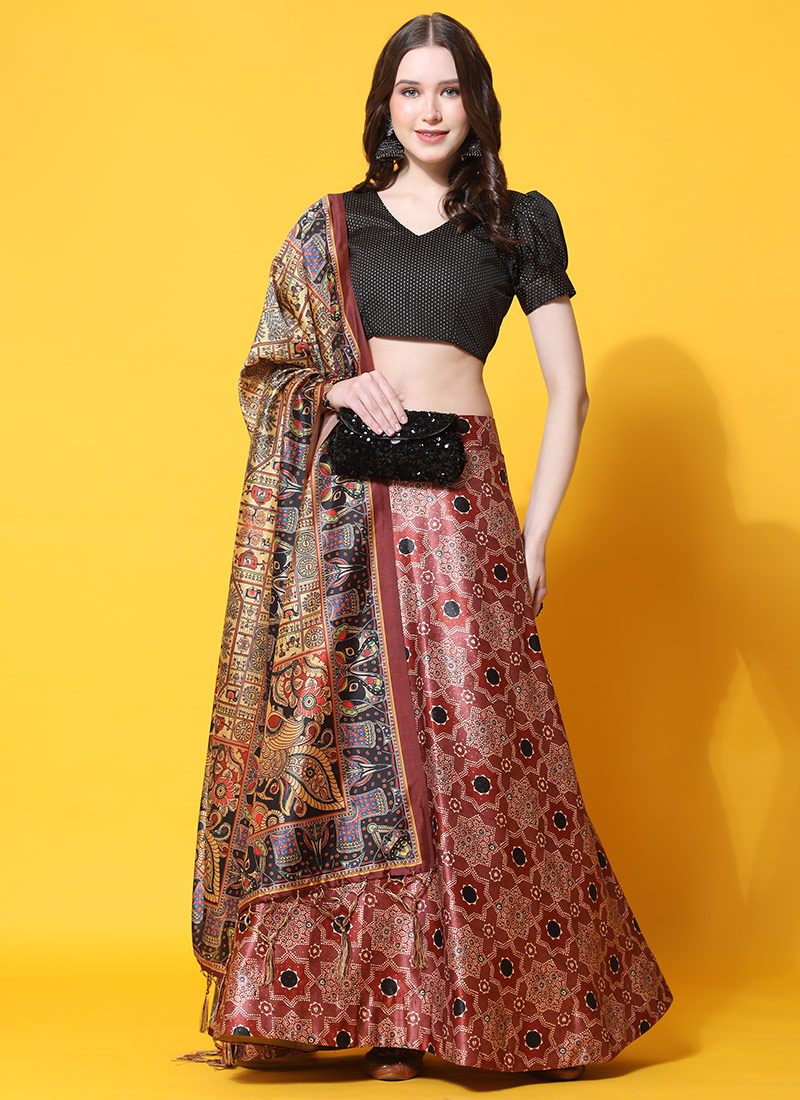 Buy Printed Lehengas Online For Women Stylish Collections