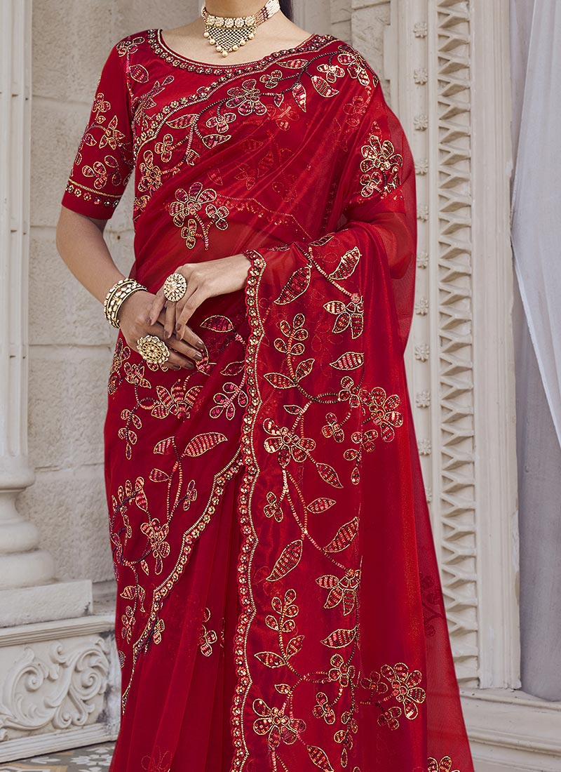 Buy Latest Arrival Beautiful Shimmer Sarees Online