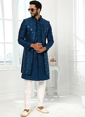 Buy Foli Prints Sherwani Designs | Latest Foli Prints Sherwani Online