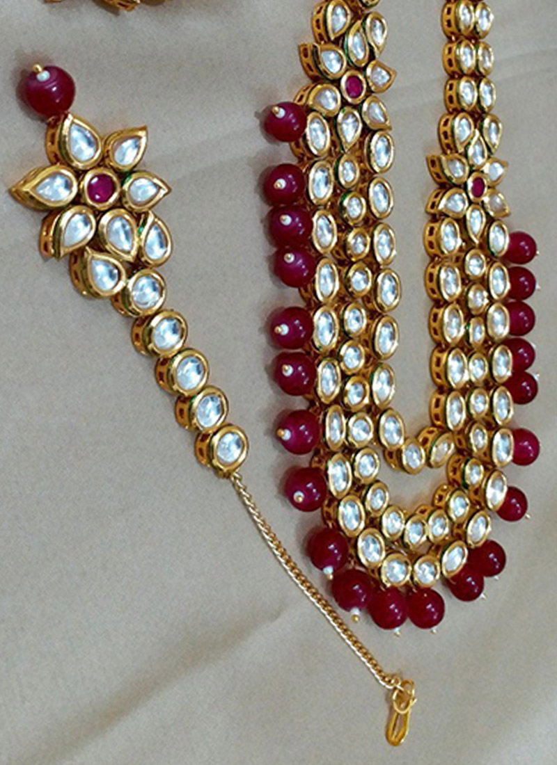 Buy Tri Colour Necklace Set Online at Best Price | Cbazaar