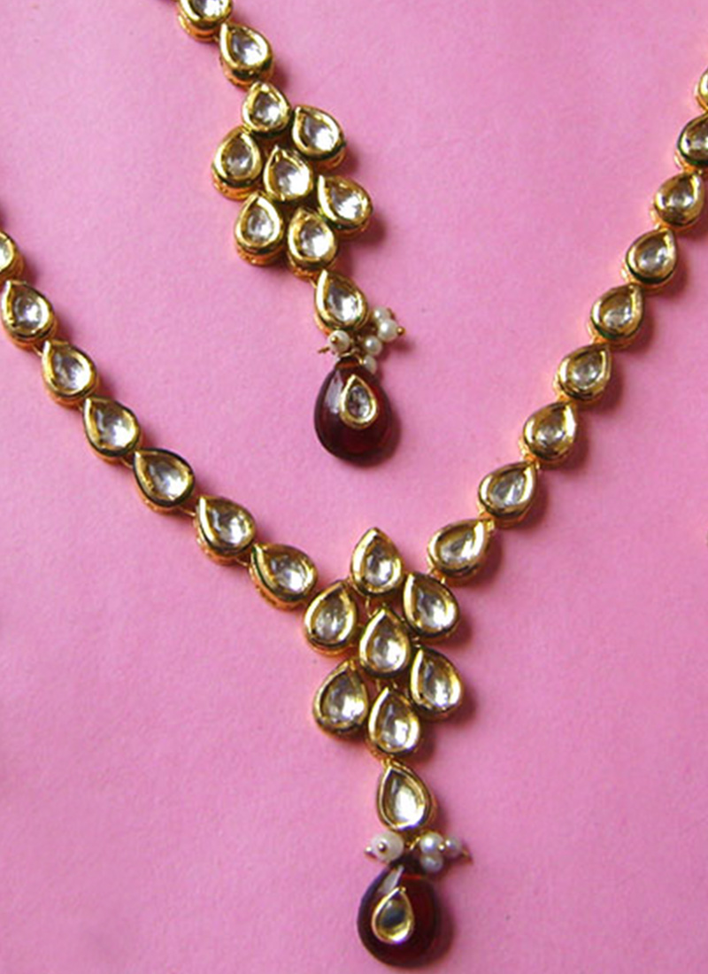 Shop Tri Colour Necklace set Party Wear Online at Best Price | Cbazaar