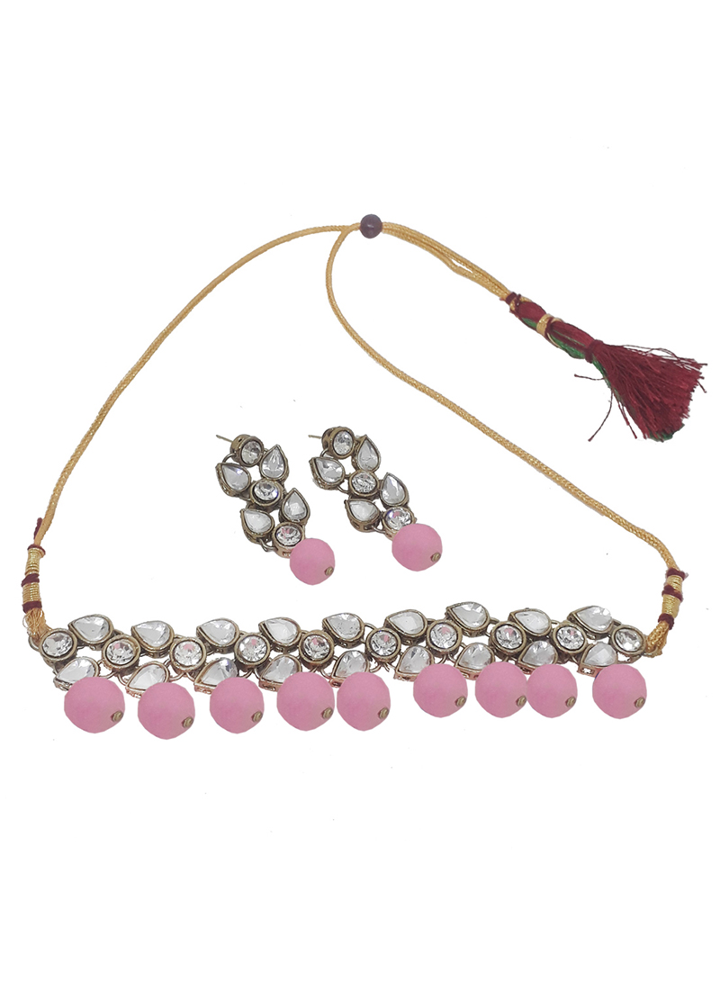 Shop Tricolored Choker Set Online at Best Price | Cbazaar