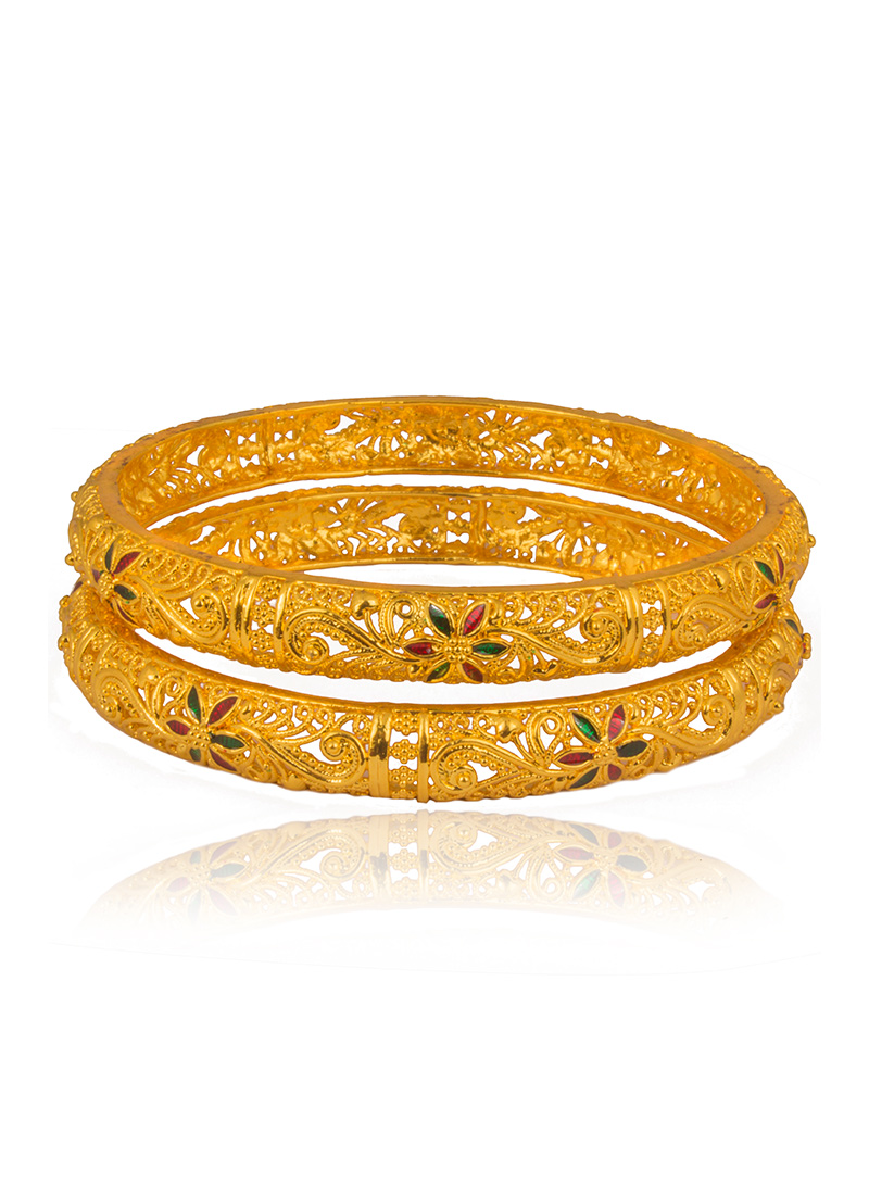 Buy Tricolour Bangles Online at Best Price | Cbazaar