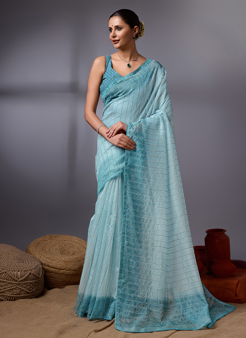 Latest Turquoise Indian Dresses Online | Cbazaar Fashion