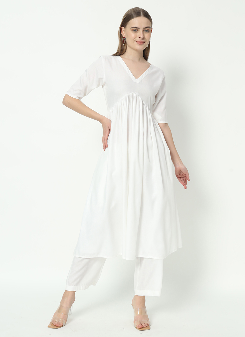 Buy Indian Ethnic Clothing - White Kurta Sets
