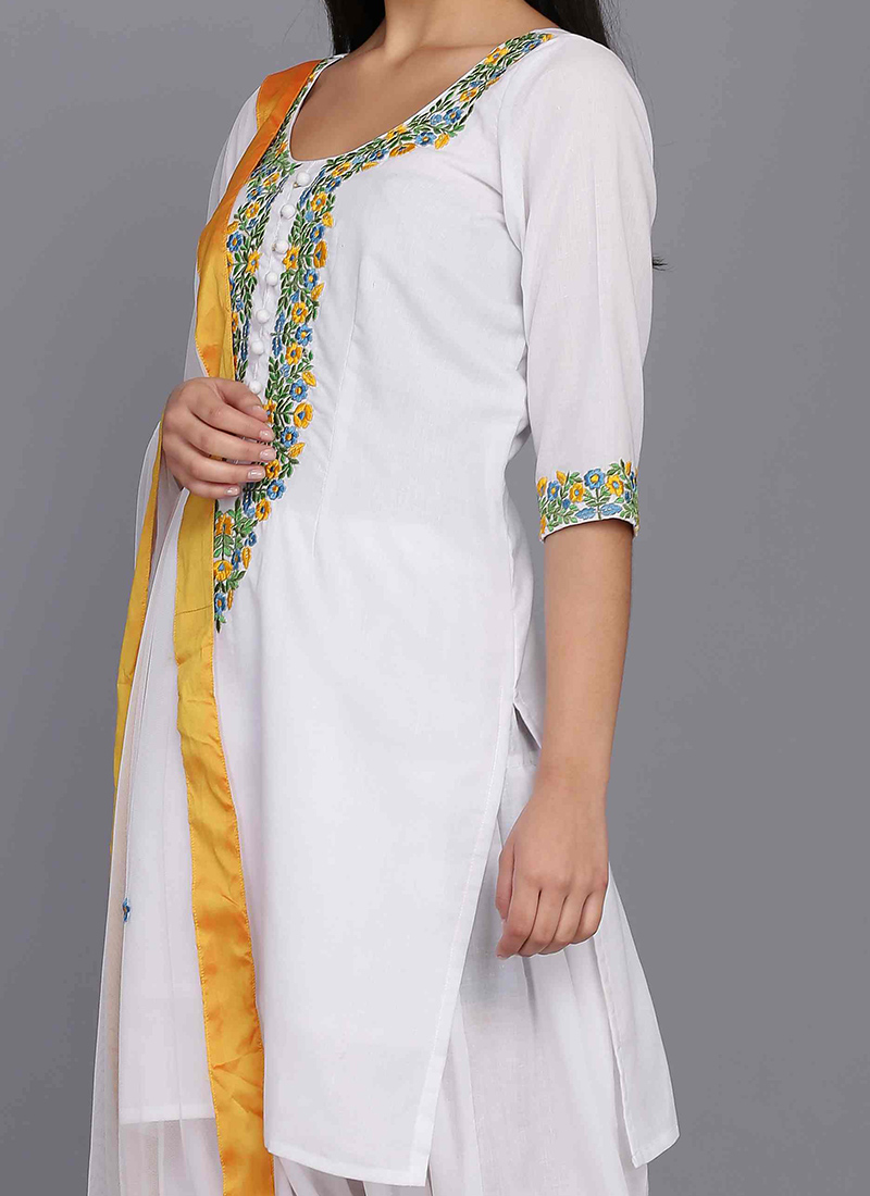 White Salwar Kameez: Latest White Salwar Kameez Designs Online