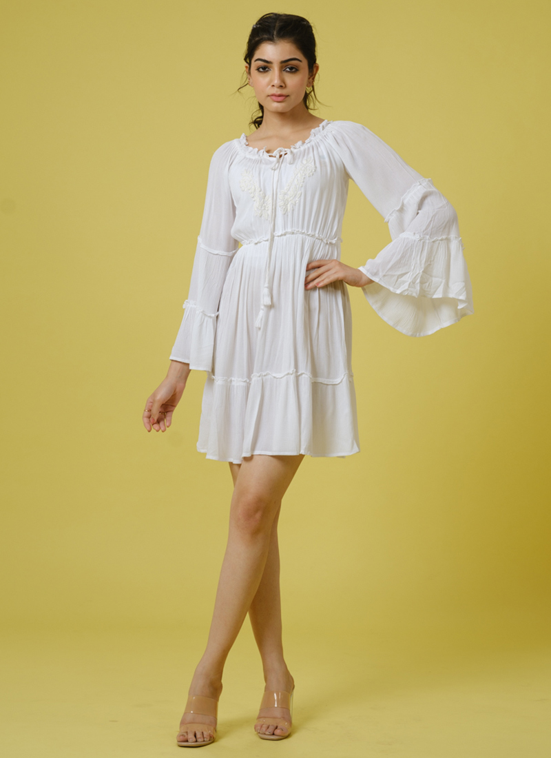 Buy Indian Ethnic Clothing - Pure Chiffon Dresses