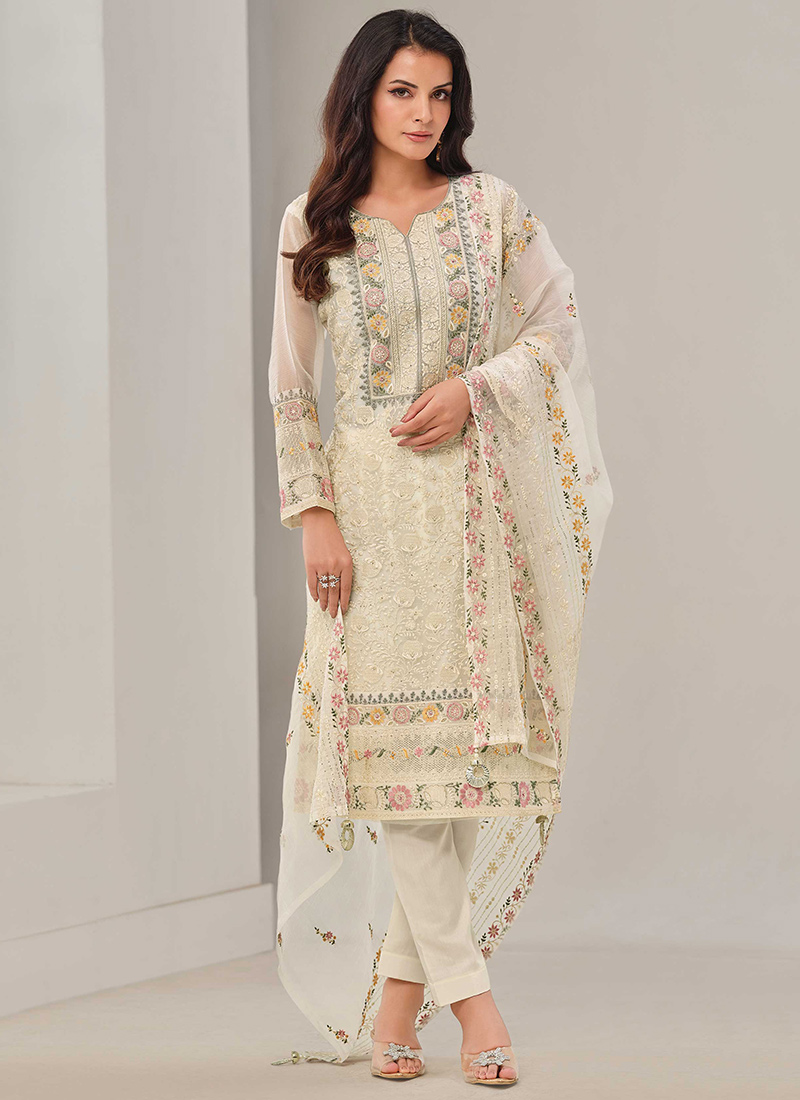 White Salwar Kameez: Latest White Salwar Kameez Designs Online