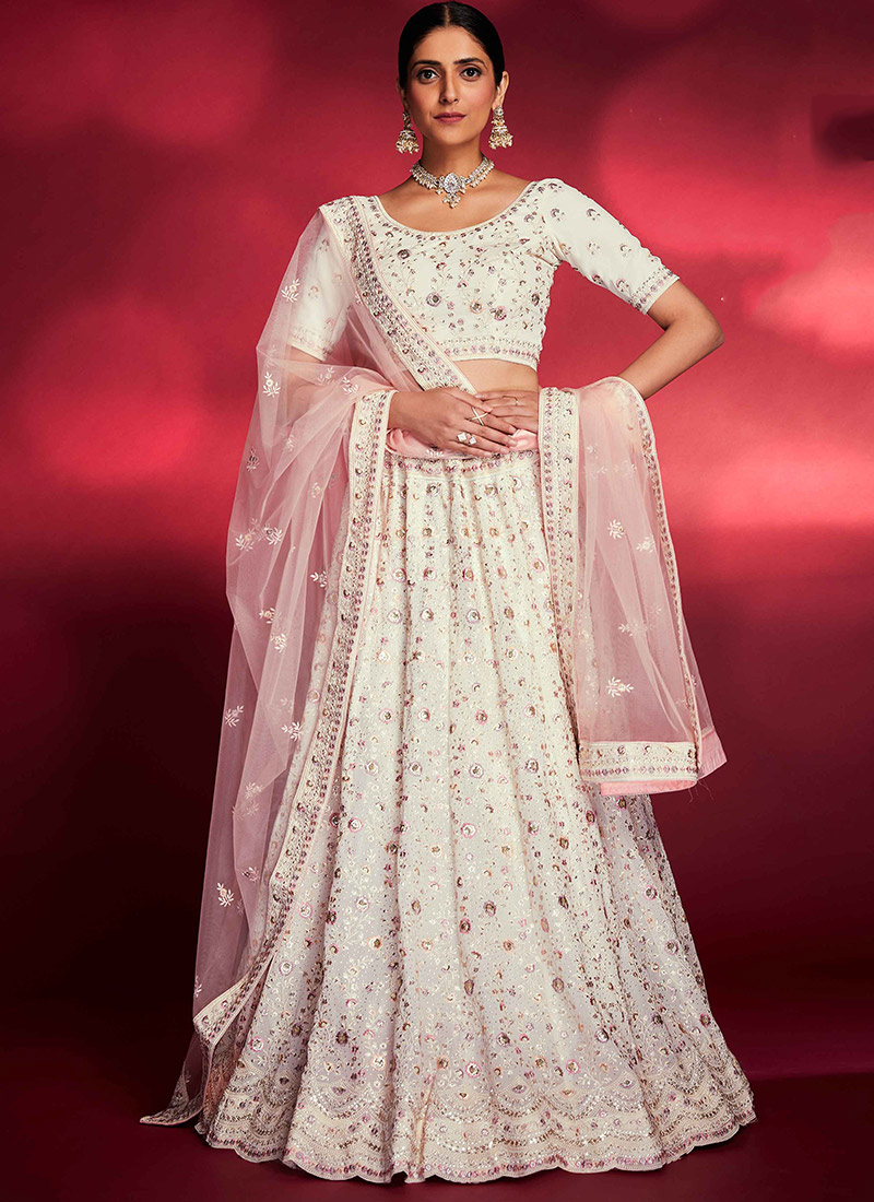 Buy Modern White Lehenga For Women Online Outfits
