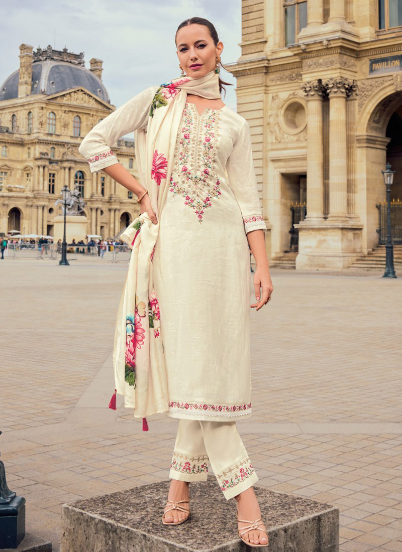 White Salwar Kameez: Latest White Salwar Kameez Designs Online