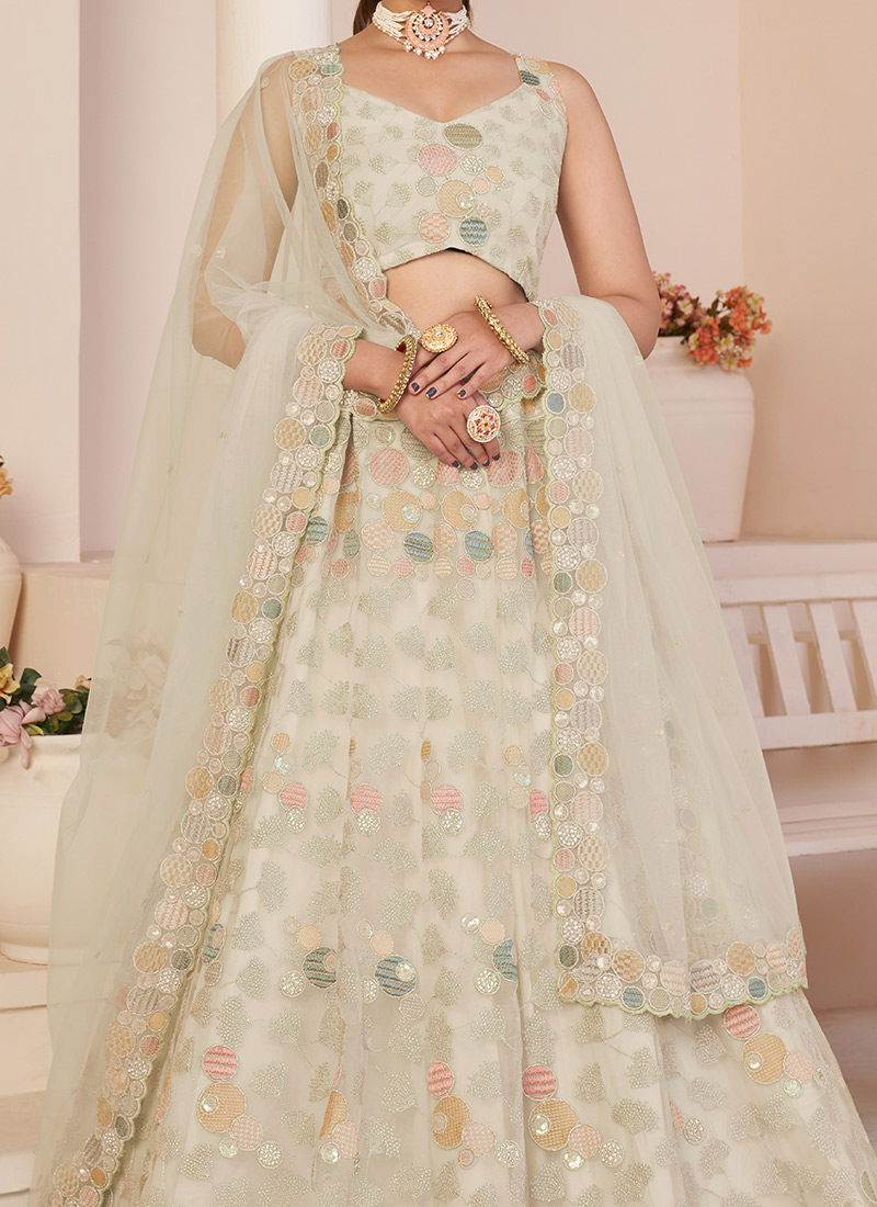 Buy Modern White Lehenga For Women Online Outfits