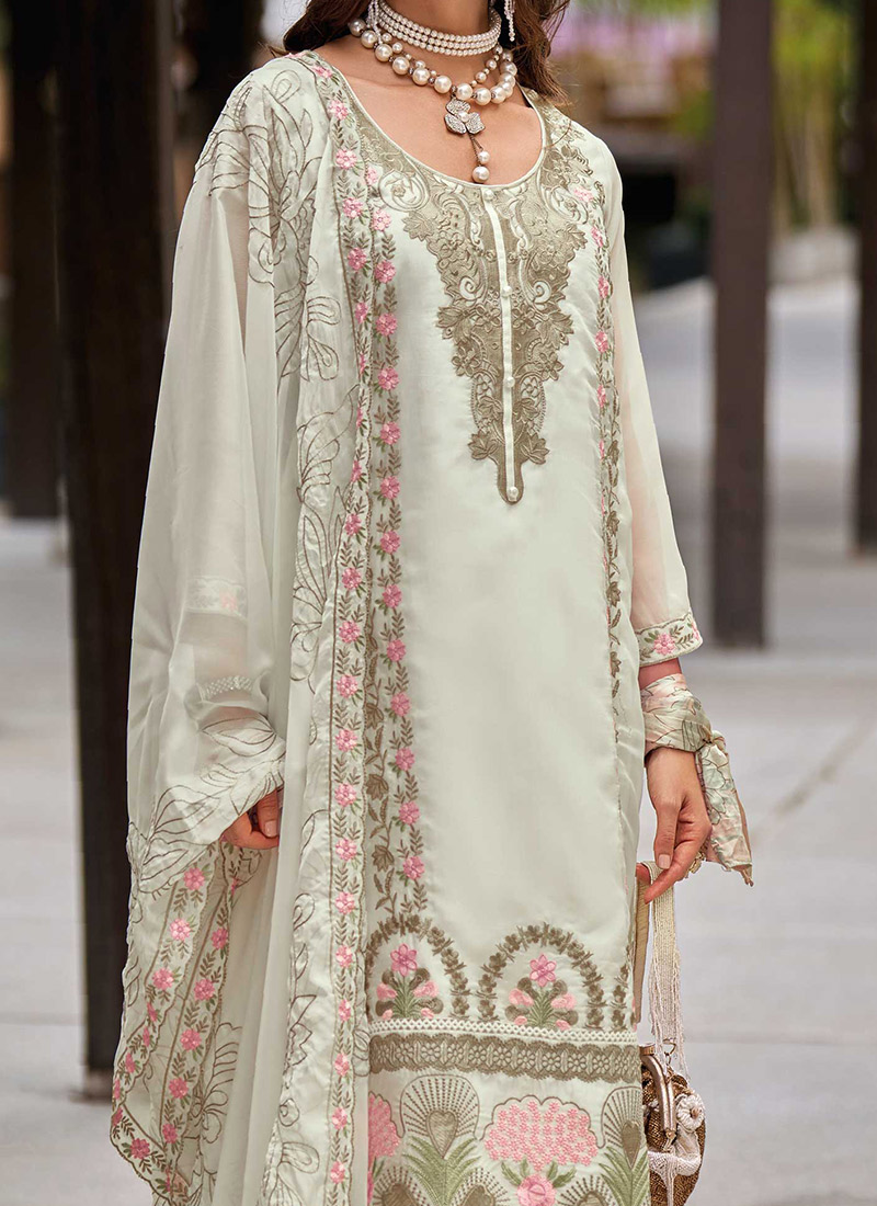 White Salwar Kameez: Latest White Salwar Kameez Designs Online