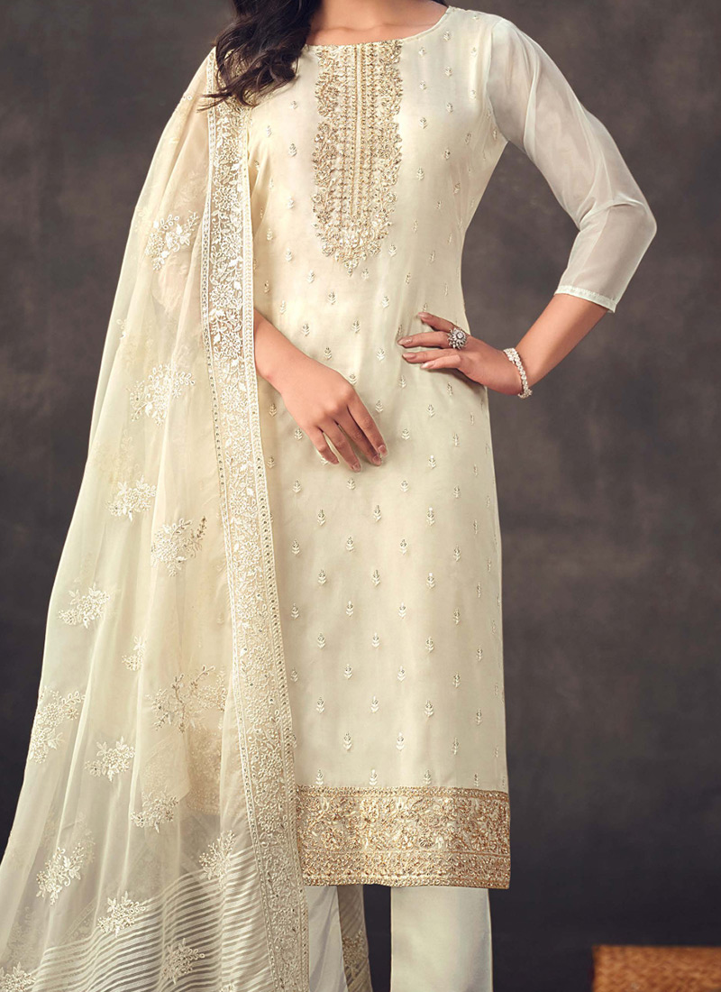 White Salwar Kameez: Latest White Salwar Kameez Designs Online