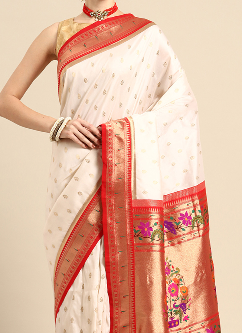 White Sarees: Buy Latest White Sarees Online Shopping