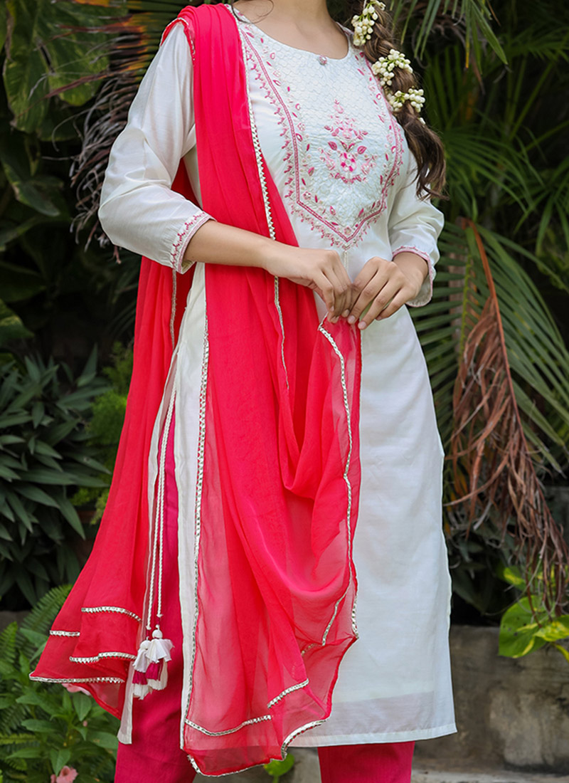 White Salwar Kameez: Latest White Salwar Kameez Designs Online