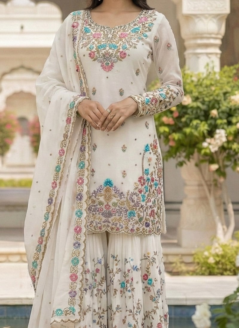Buy Sharara Suits for Women Online USA | Cbazaar