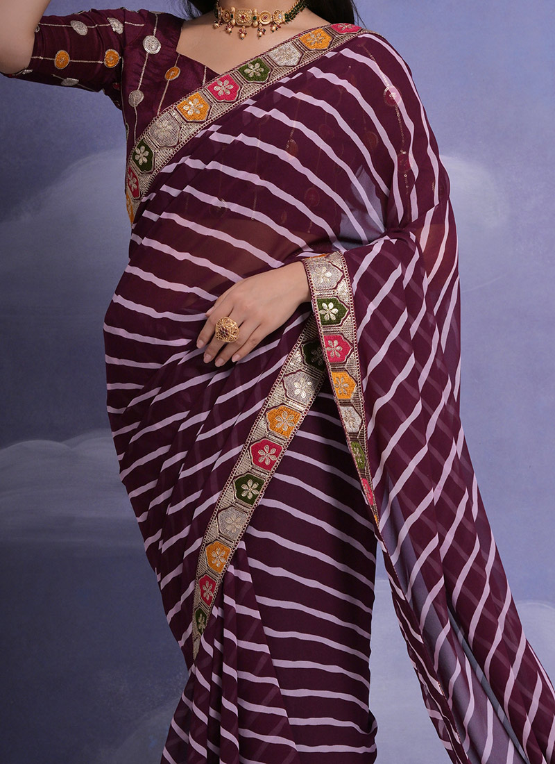 Border Saree : Buy Designer Border Saree Online Collection